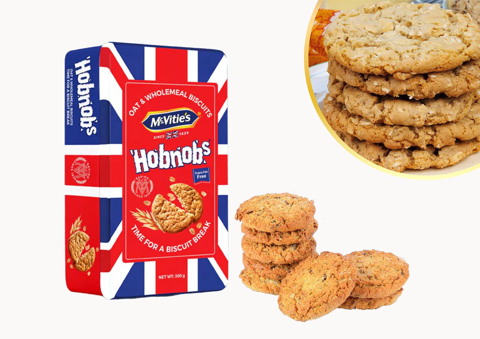 Bánh Quy Yến Mạch McVitie's Hobnobs Hộp Thiếc
