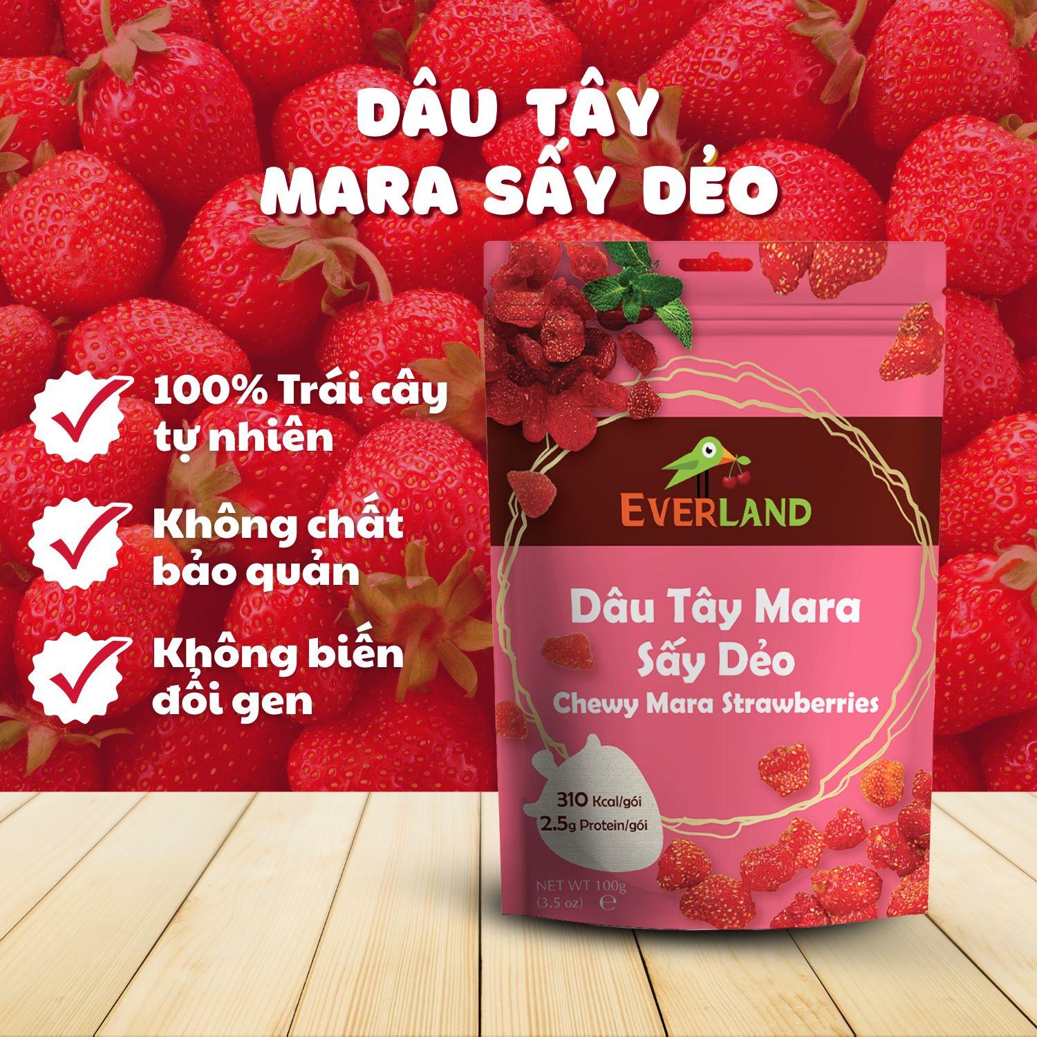 Dâu Tây Mara Sấy Dẻo 150g