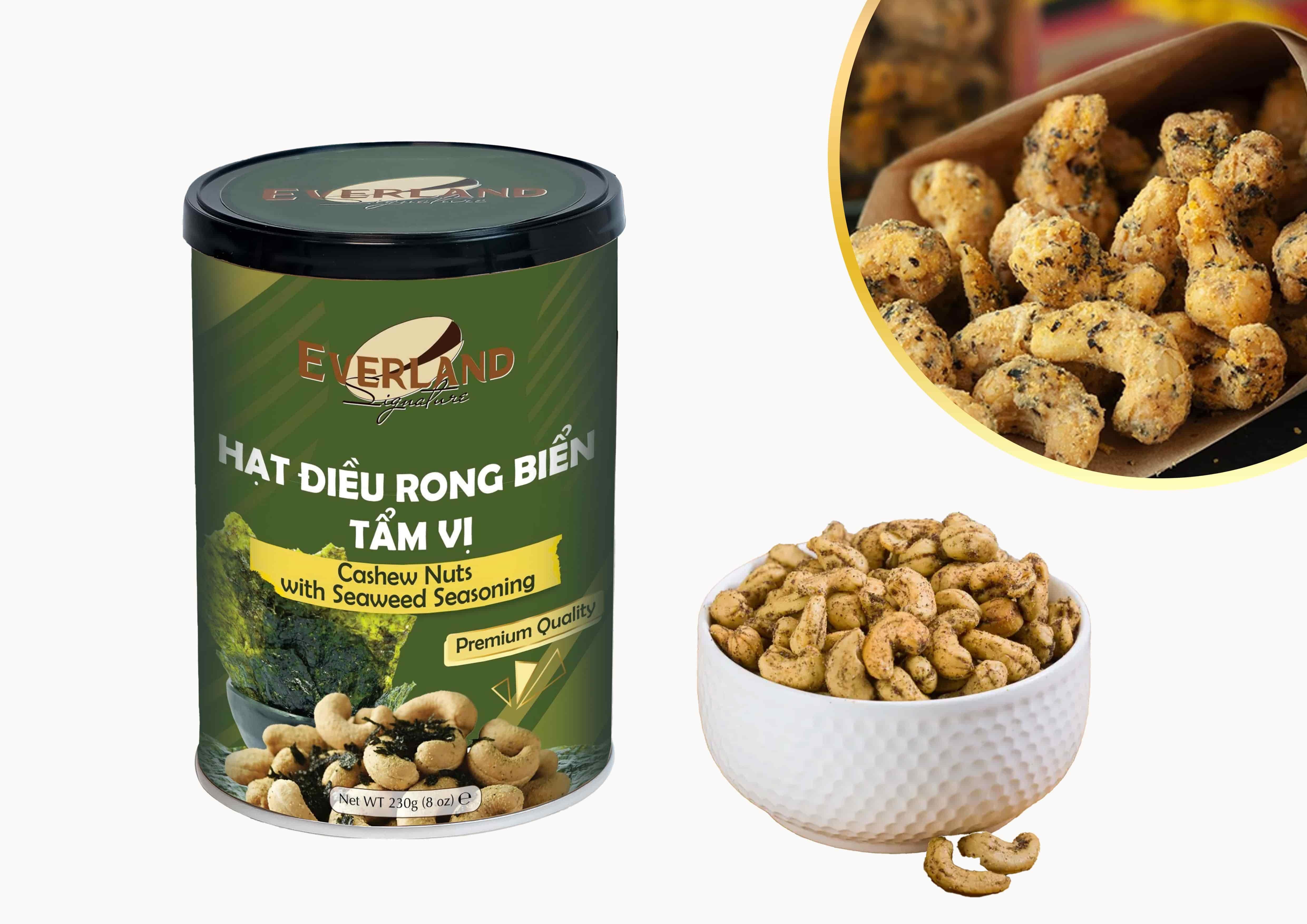 Hạt Điều Tẩm Vị Rong Biển Everland 200gr
