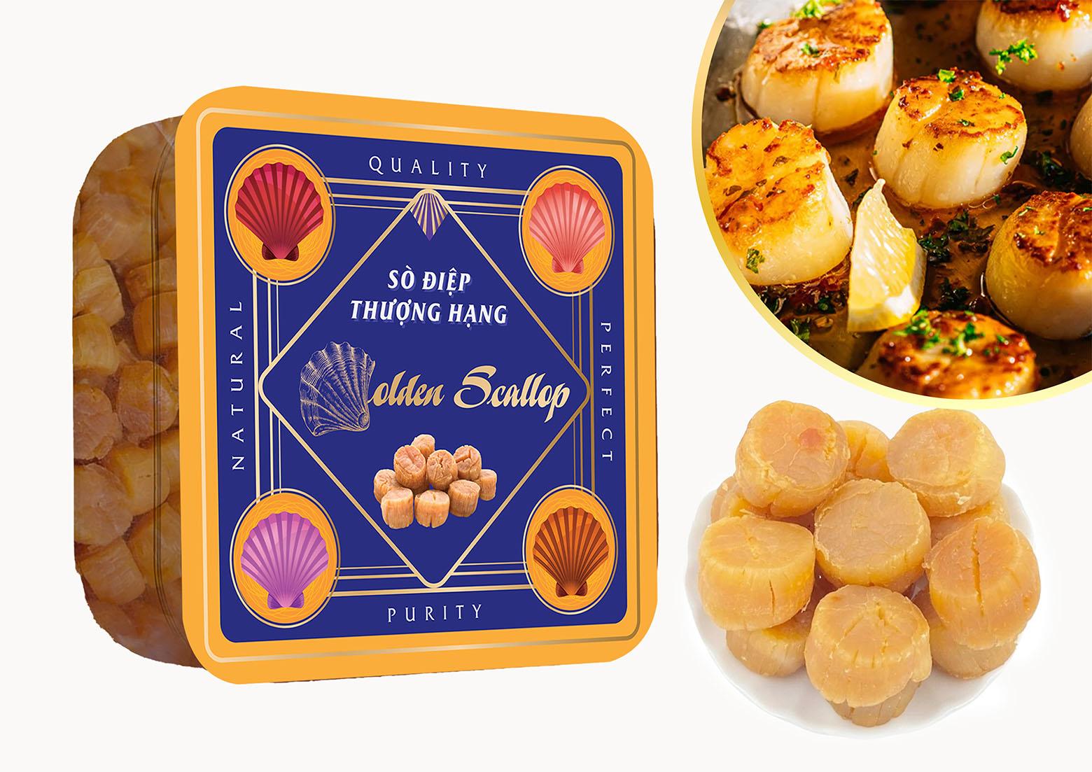 Sò Điệp Thượng Phẩm Golden 200gr