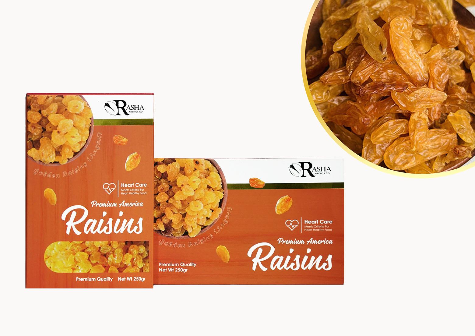 Nho Sấy Dẻo Rasha 200gr
