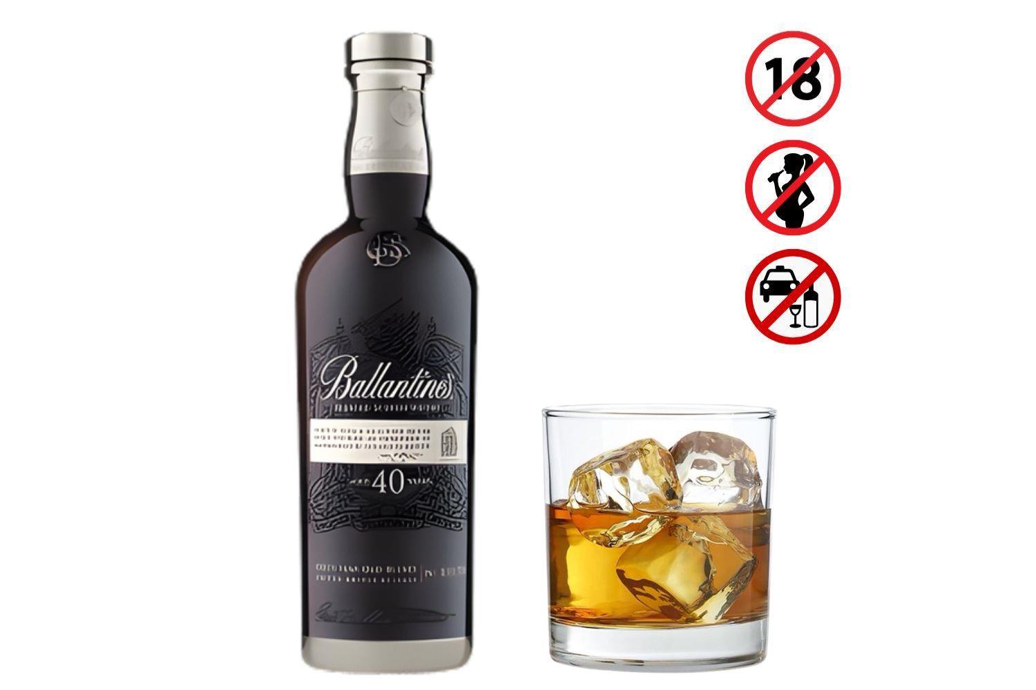 Rượu Ballantine's 40 năm 700ml 43%
